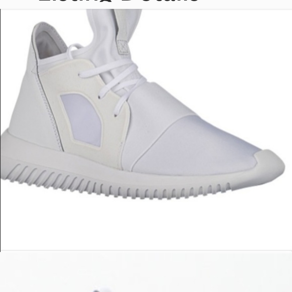 *Euc* All White Tubular Defiant Sneakers!!! - Gem